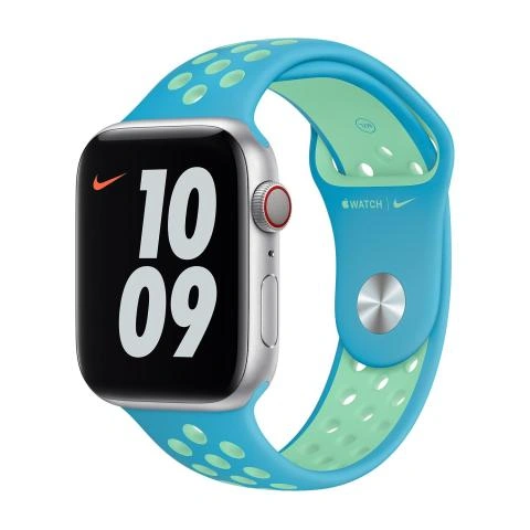 Blue Nike Sport Watch Watch Band Apple Watch Nike Sport 40 Mm Blue/Red