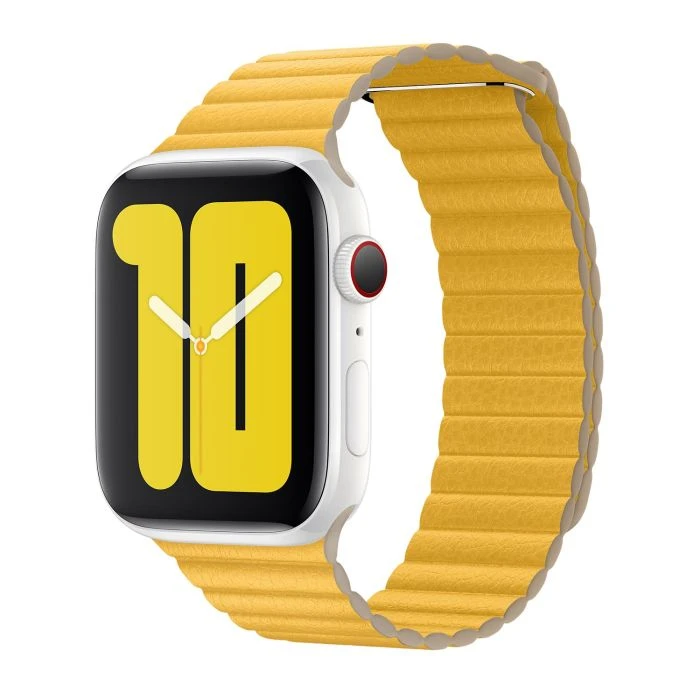 Apple Leather Loop Apple Watch large 42mm / 44mm / 45mm / 49mm Meyer Lemon