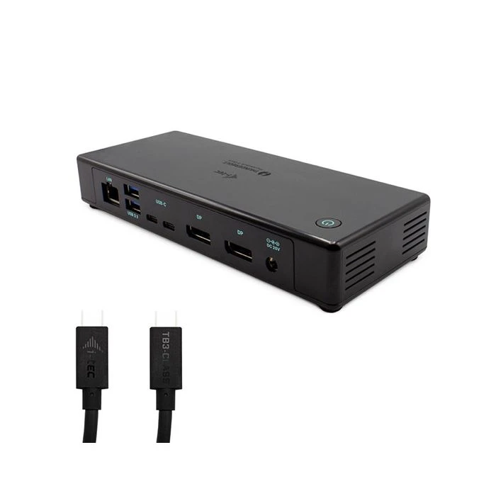 i-Tec Thunderbolt 3 / USB-C Dual DisplayPort 4K Docking Station zwart
